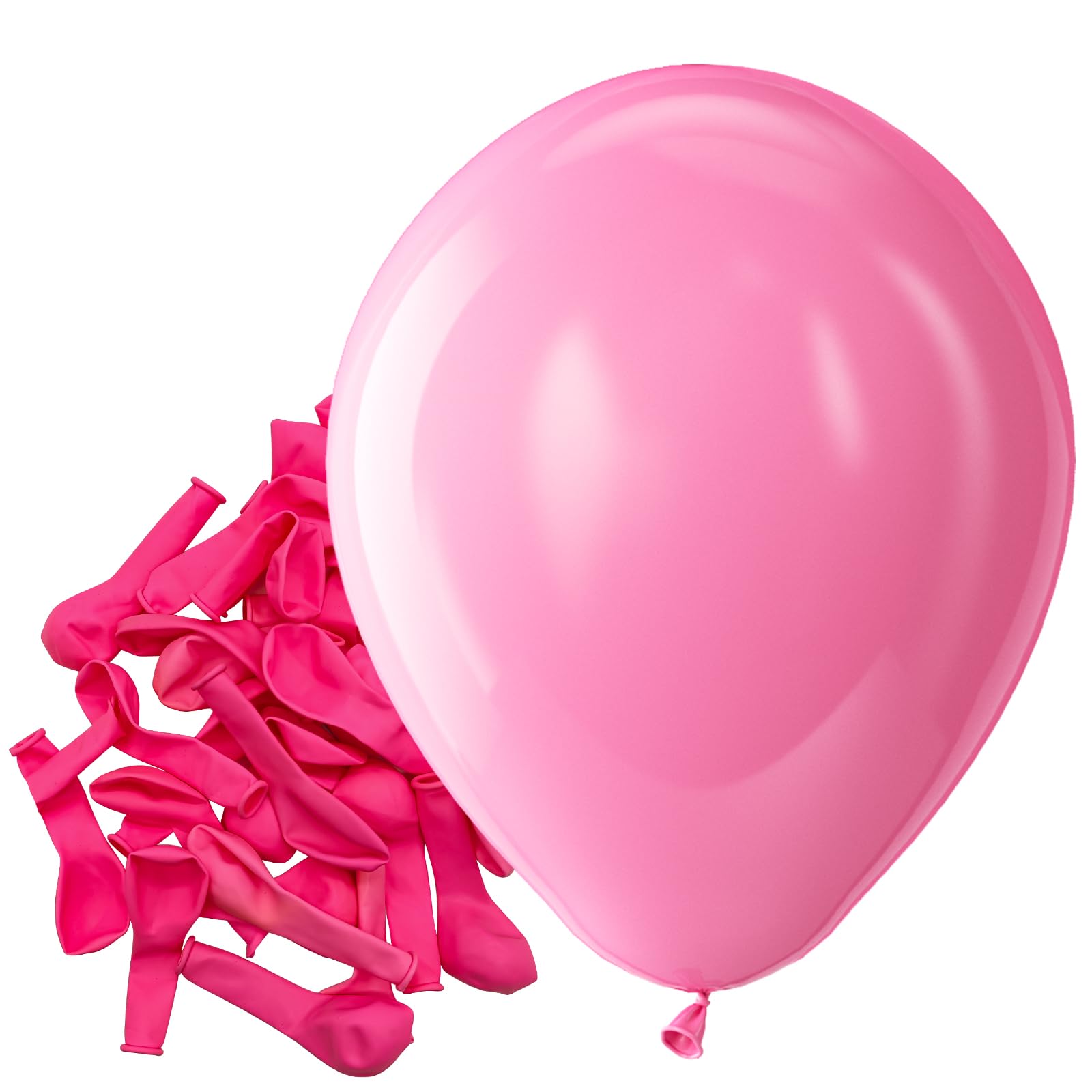 Amazon.com: Bezente Pink Balloons Latex Party Balloons - 150 Pack 5 ...