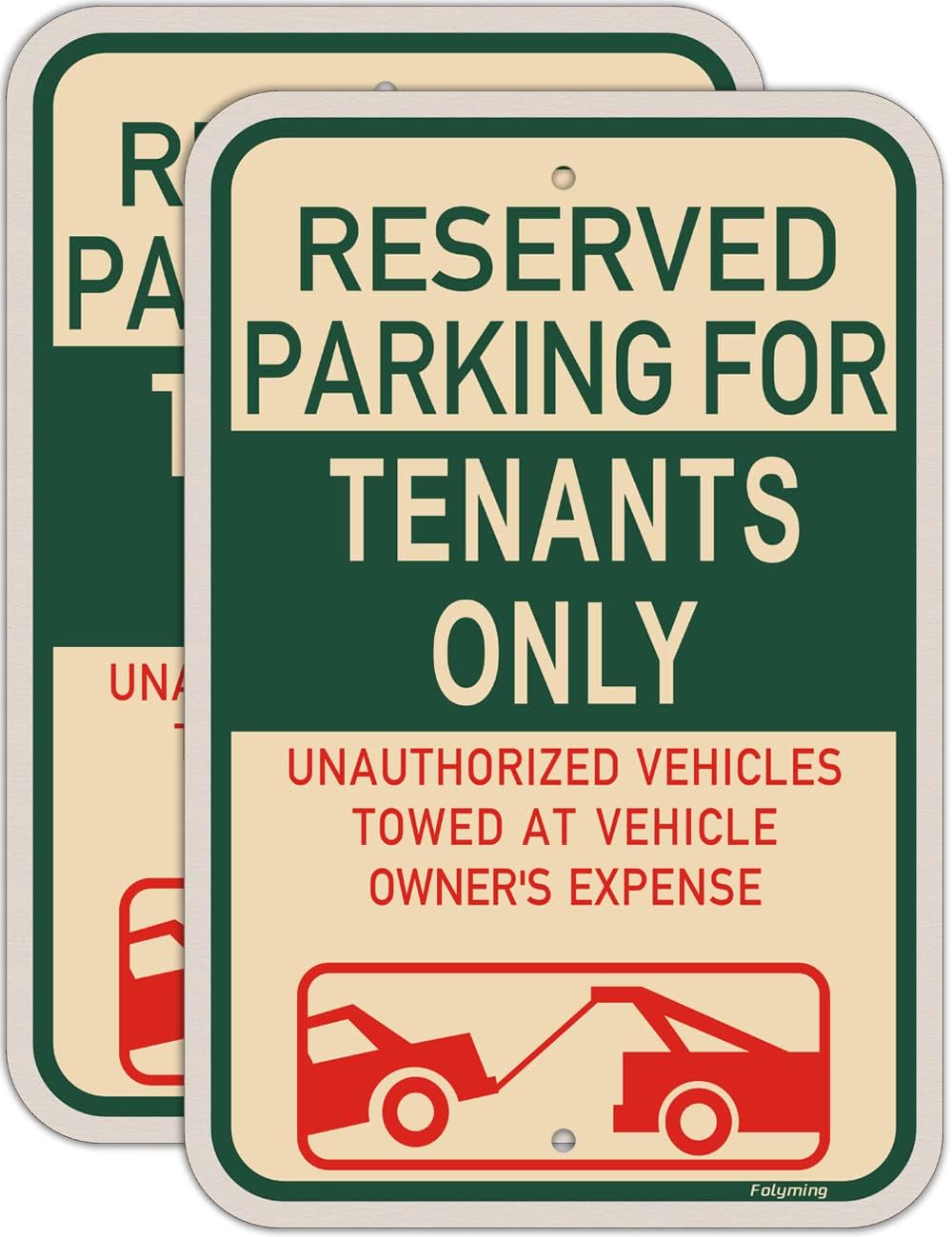 Amazon.com: New Metal Sign Aluminum Sign Tenant Parking Only Apartment ...