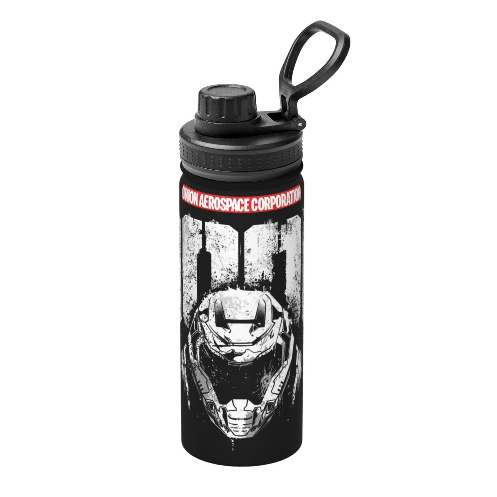 Amazon.com: QANCOSI MF Rapper Doom Sports Water Bottle 18oz Stainless ...