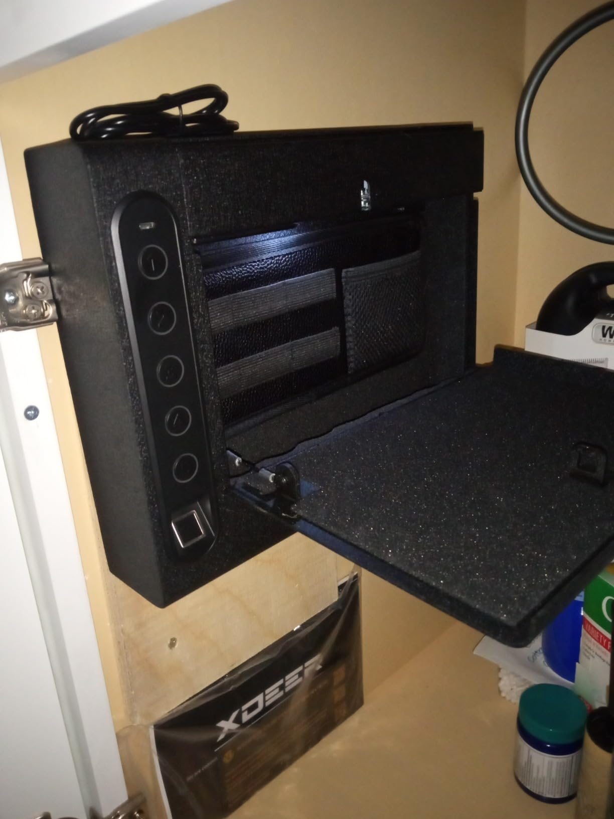 $18/mo - Finance XDeer Wall Gun Safe, Biometric Gun Safes for Pistols ...