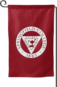 Amazon.com : Springfield College Logo Garden Flag Double Sided Banners ...