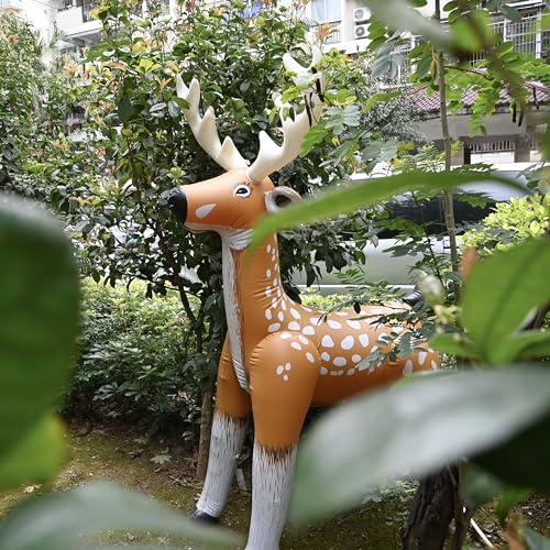 Snapklik.com : Jet Creations Inflatable Standing Deer Reindeer ...