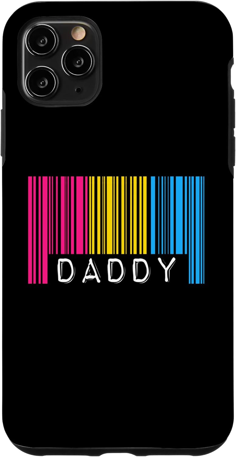 Amazon.com: iPhone 11 Pro Max Daddy Barcode Pansexual Pride Flag ...