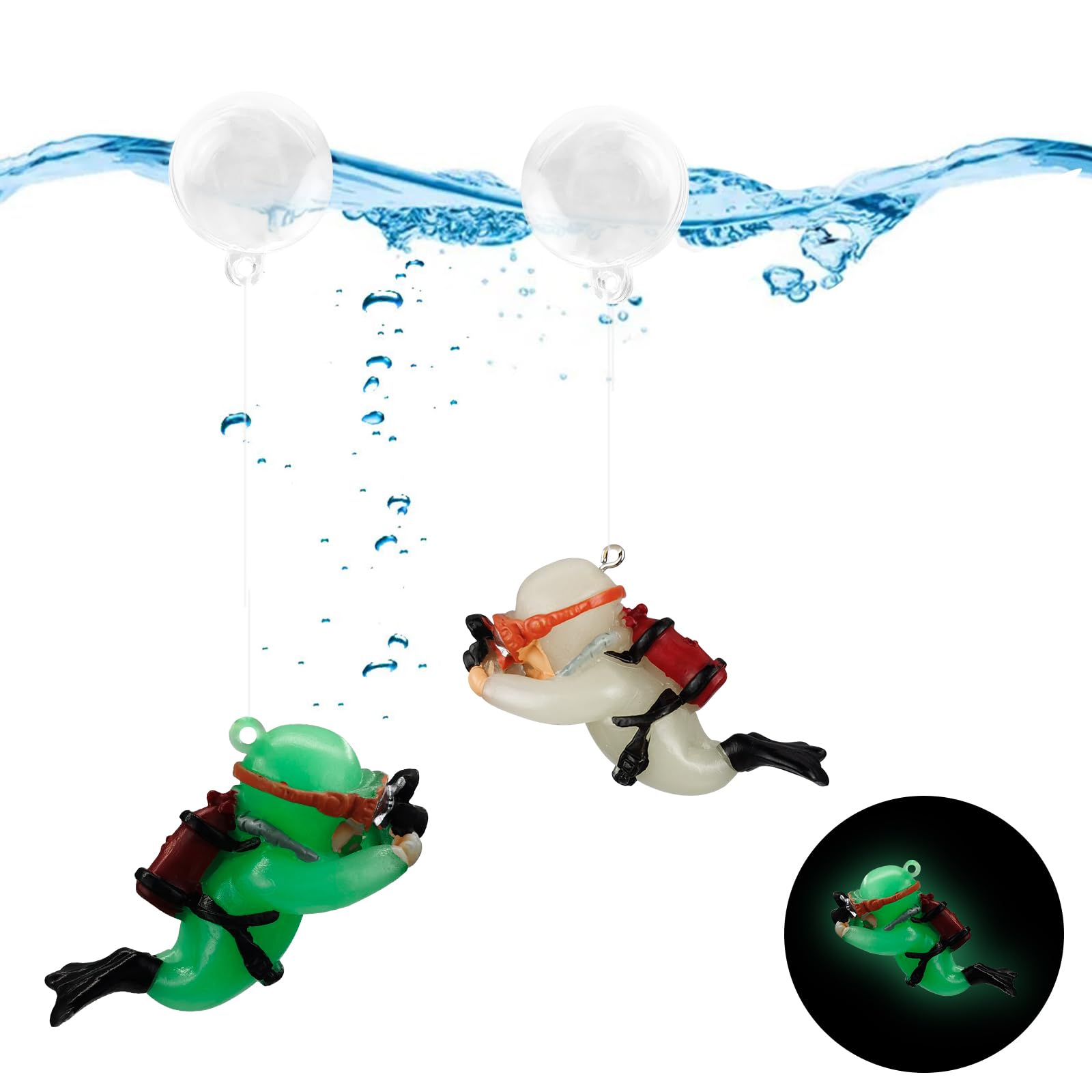 Amazon.com: WishLotus Fish Tank Floating Decor, Resin Aquarium ...