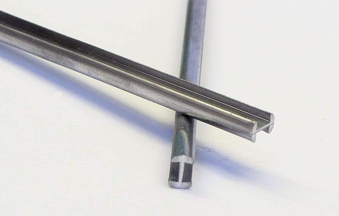 Amazon.com: Variety Lead Came for Stained Glass Works - 1/8" Round H ...