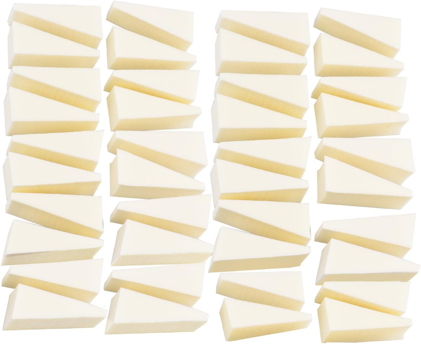 Aboat 40 Pieces Make Up Wedges Cosmetic Wedges Nail Art Sponges ...