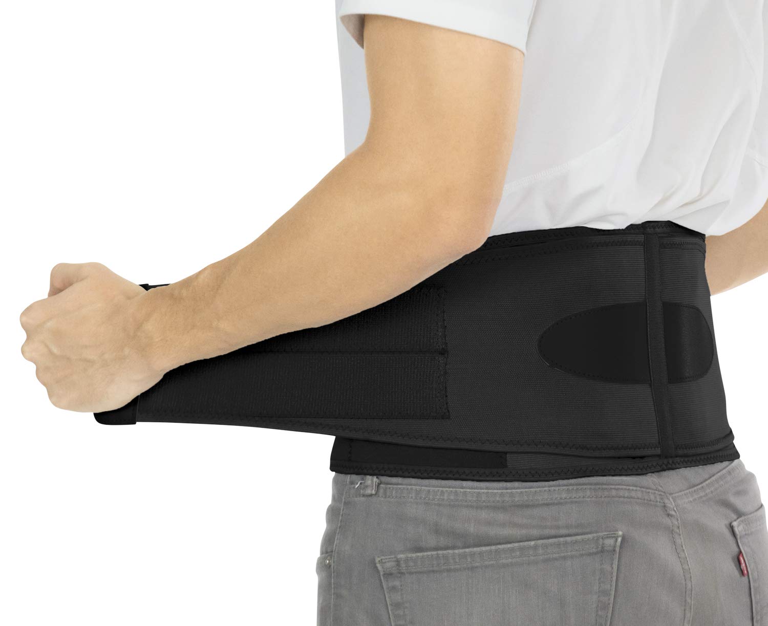 Amazon | Vive Lumbar Support Back Brace with Dual Tightening Straps and ...