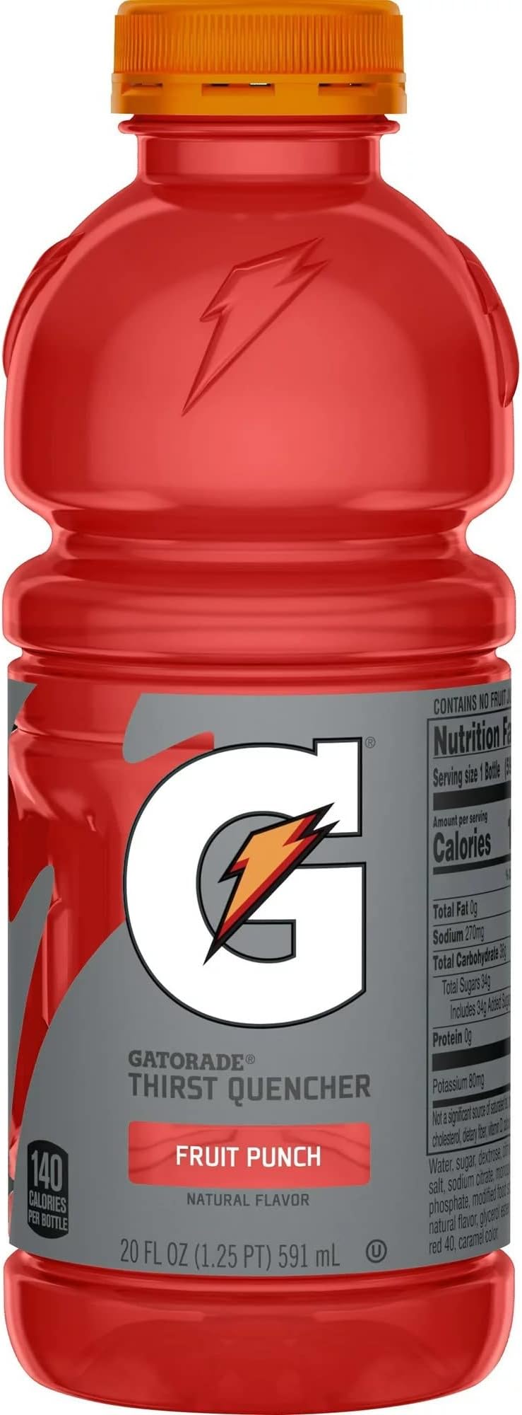 Amazon.com : Gatorade Sports Drink, Fruit Punch, 20-Ounce Wide ...