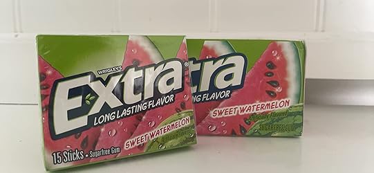 Amazon.com : EXTRA Gum Sweet Watermelon Sugarfree Chewing Gum, 15 ...