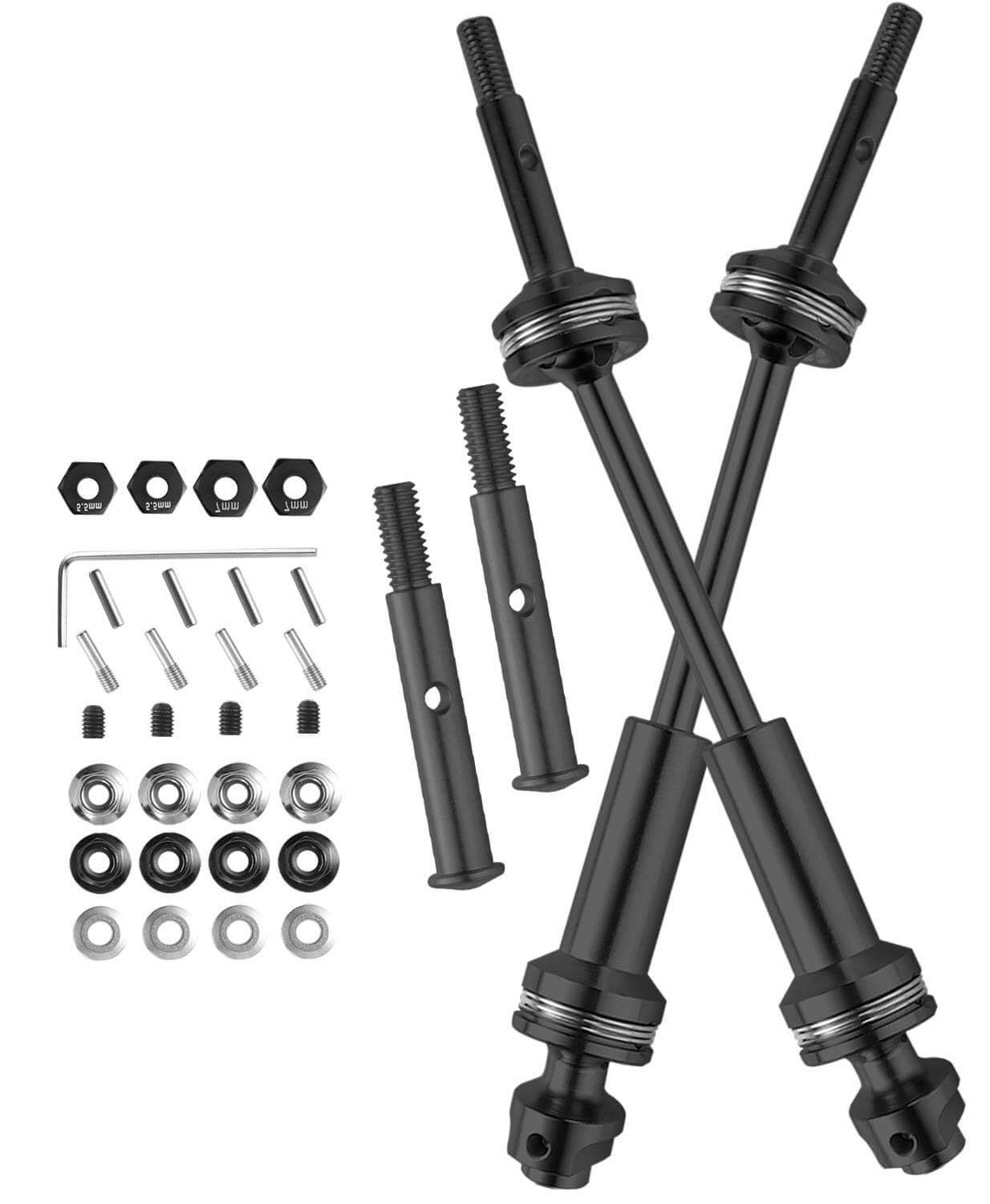 Amazon.com: RCMYou Rear Drive Shaft CVD & Front Axles Upgrades Part for ...