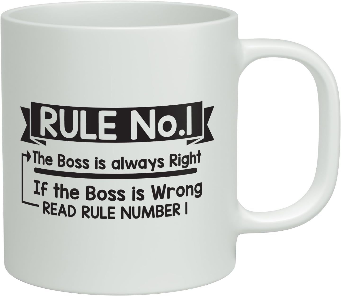 Me Boss You Not - Funny Mug/Cup - Great Gift or Present : Amazon.co.uk ...
