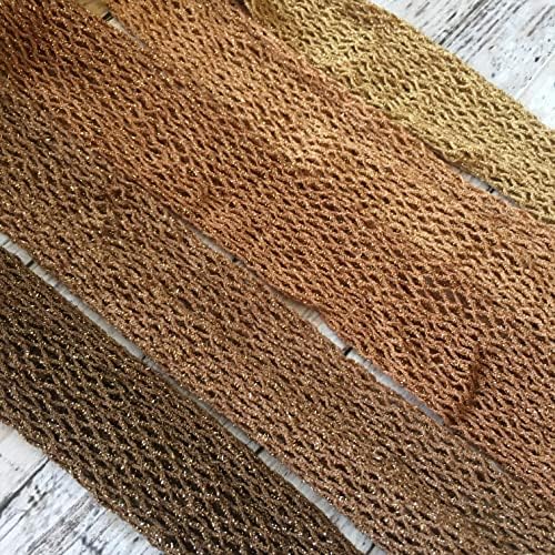 EVERYTHING CROPOVER skintone GOLD glitter fishnet stockings for ...
