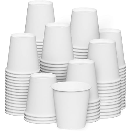 Amazon.com: SIUQ 600 Pack 3 oz Paper Cups, Disposable Bathroom Cups ...