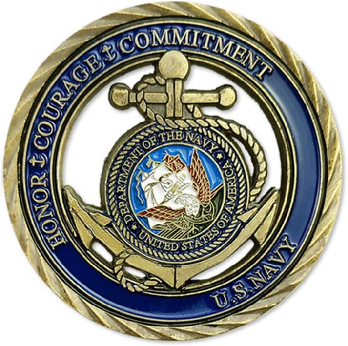 Buy U.S. Navy Core Values Challenge Coin Collector's Medallion Online ...