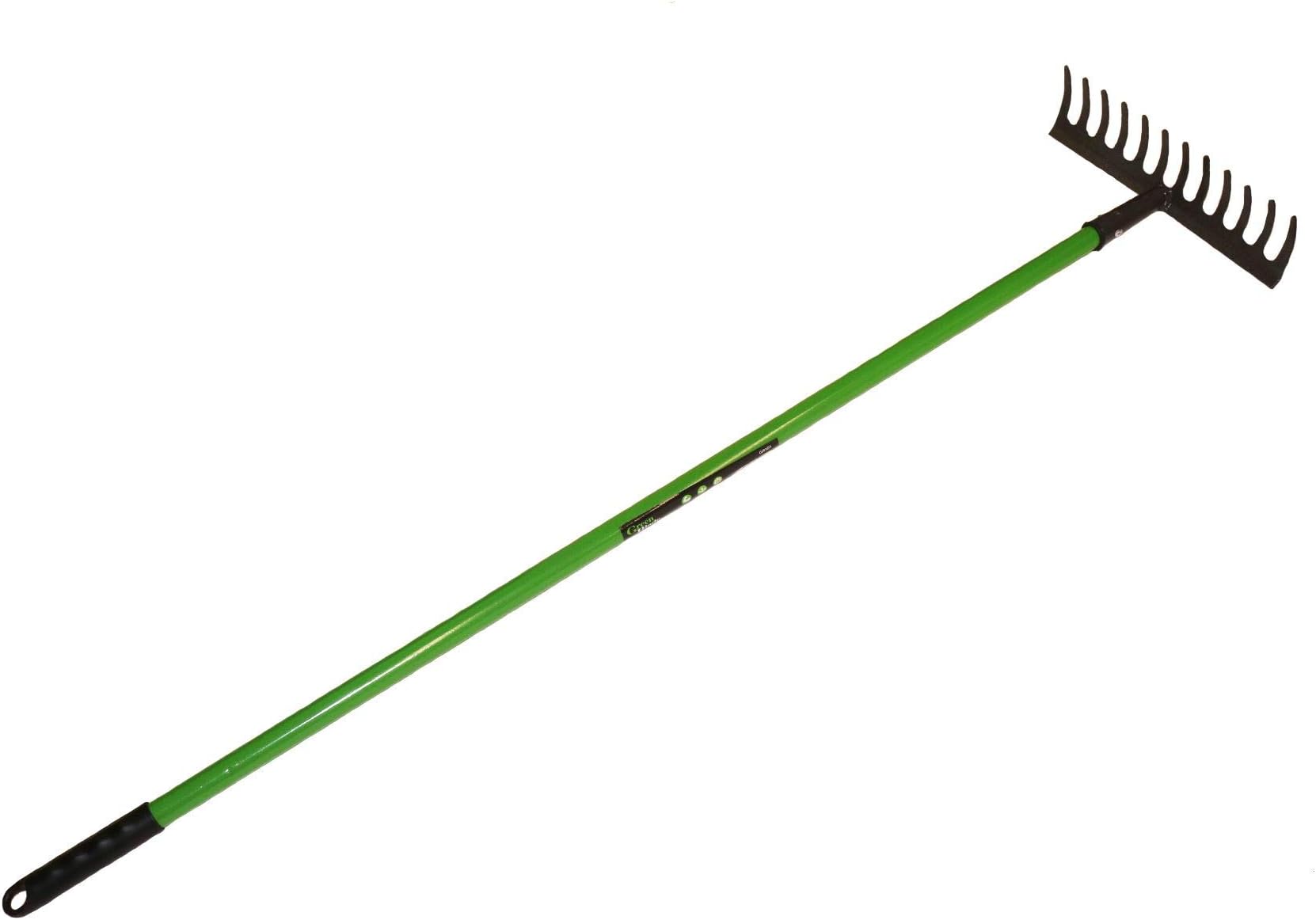 Green Blade 1x Yellow 66-96cm Carbon Steel Telescopic Garden Rake ...