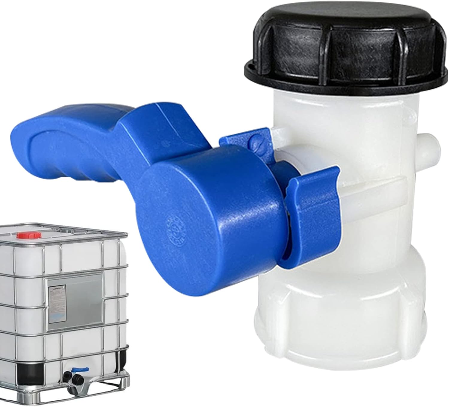 Pesoncarl IBC Tank Tap 62mm IBC Outlet Tap IBC Tote Tank Valve Fittings ...