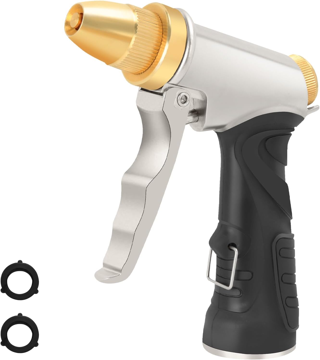 Amazon.com : Hose Nozzle, 100% Heavy Duty Metal Garden Hose Nozzle,Hose ...