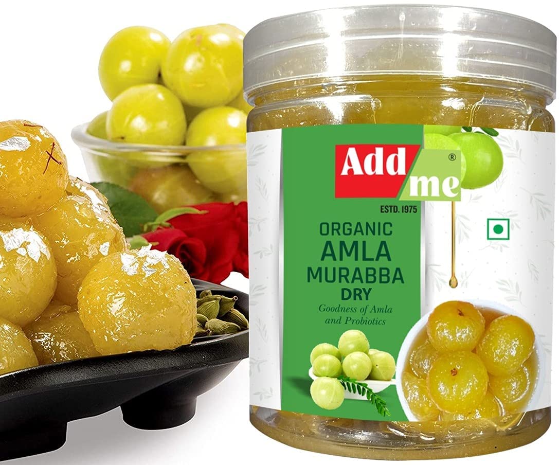 Buy BIGBRANDS Amla Murabba 400G bina ras Dry awla muraba Super Quality ...