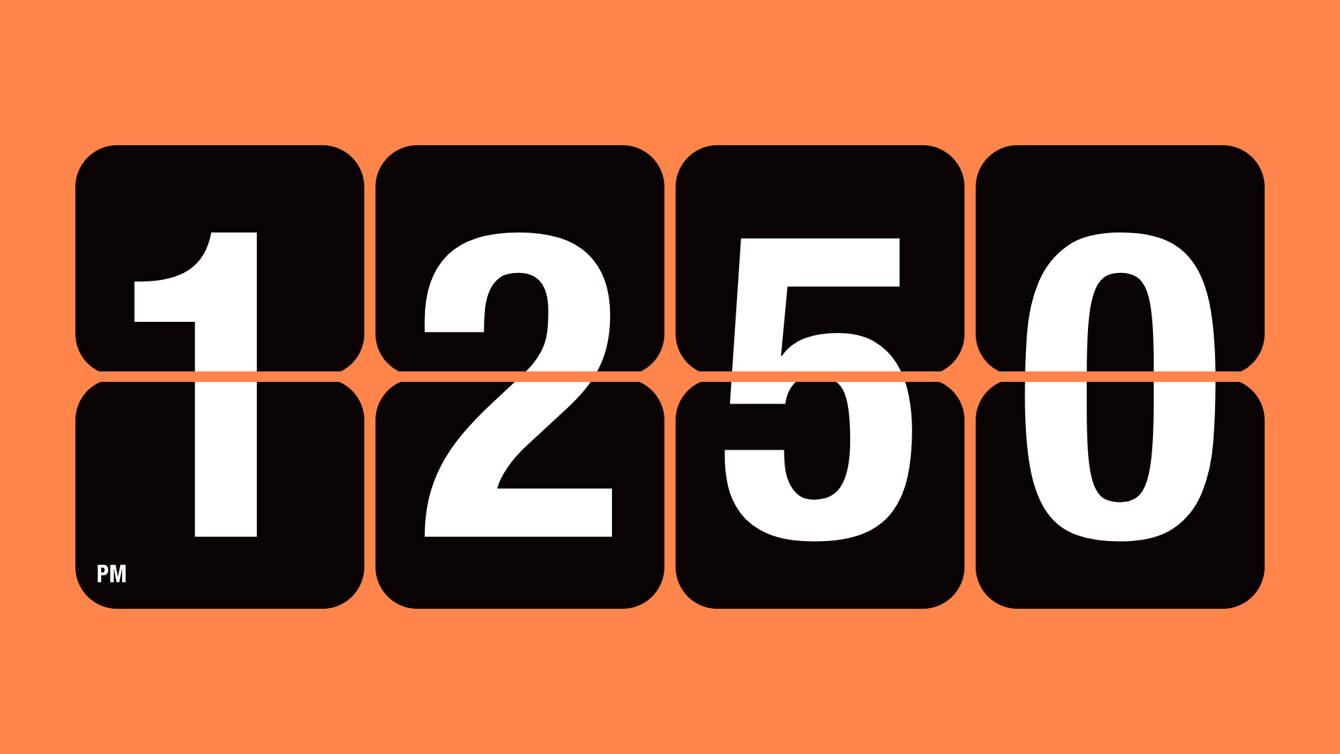 Flip Clock Screensaver: Minimal TV Clock - App on Amazon Appstore