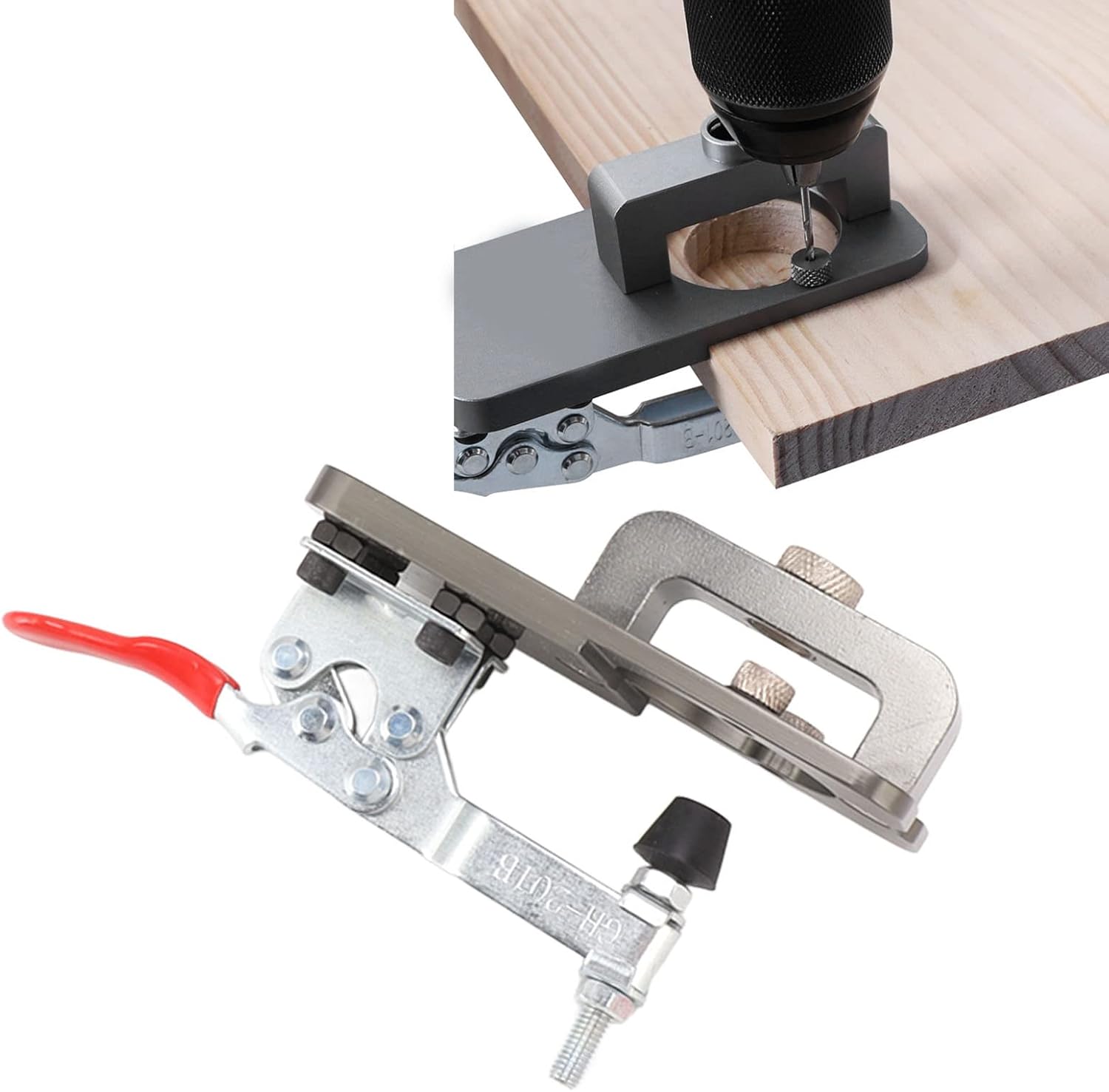 35mm Concealed Hinge Boring Jig Kit - Woodworking Hole Drilling Guide ...