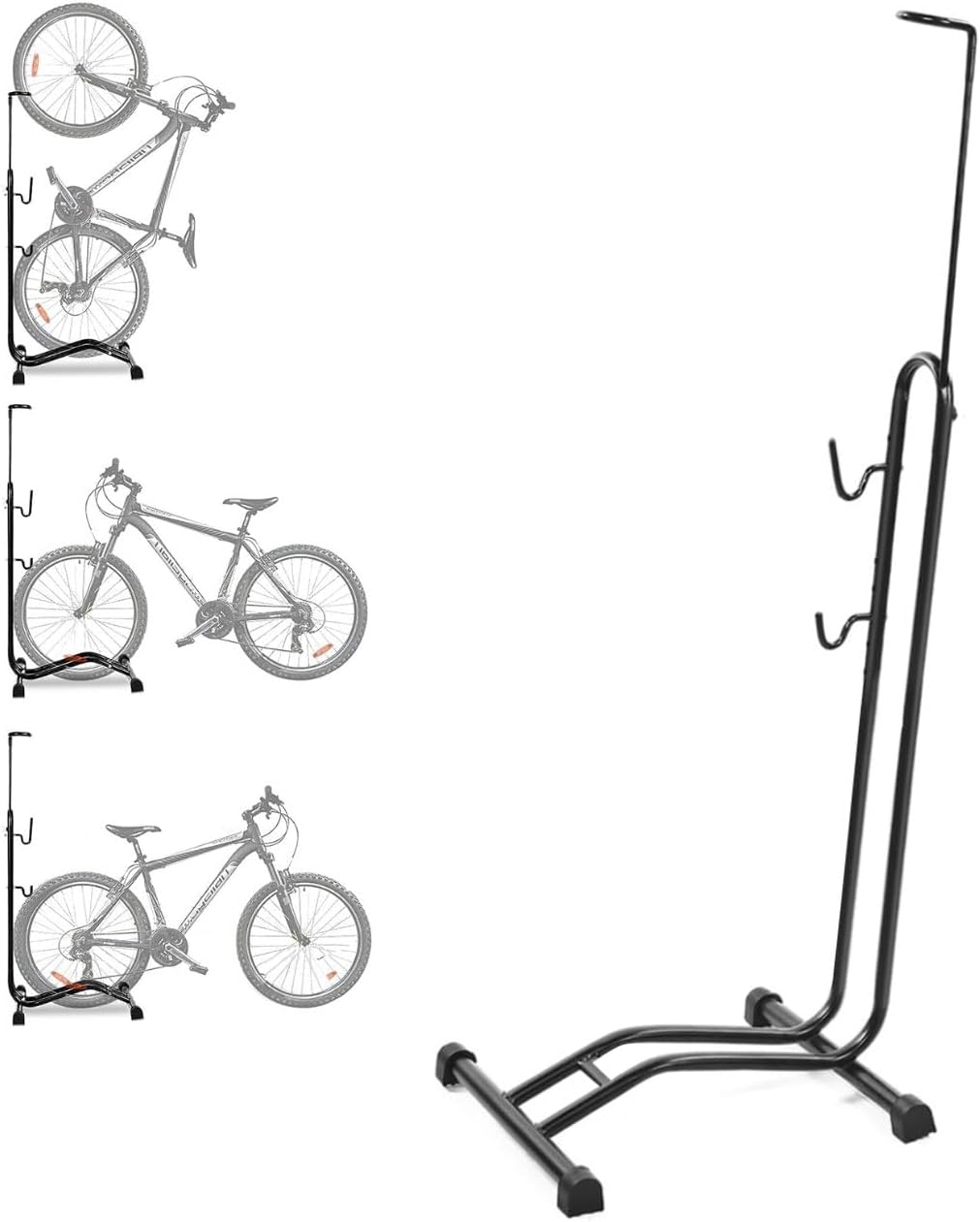 Amazon.com: HIGHERHUMAN Solid wood wall mount bicycle storage rack wall ...