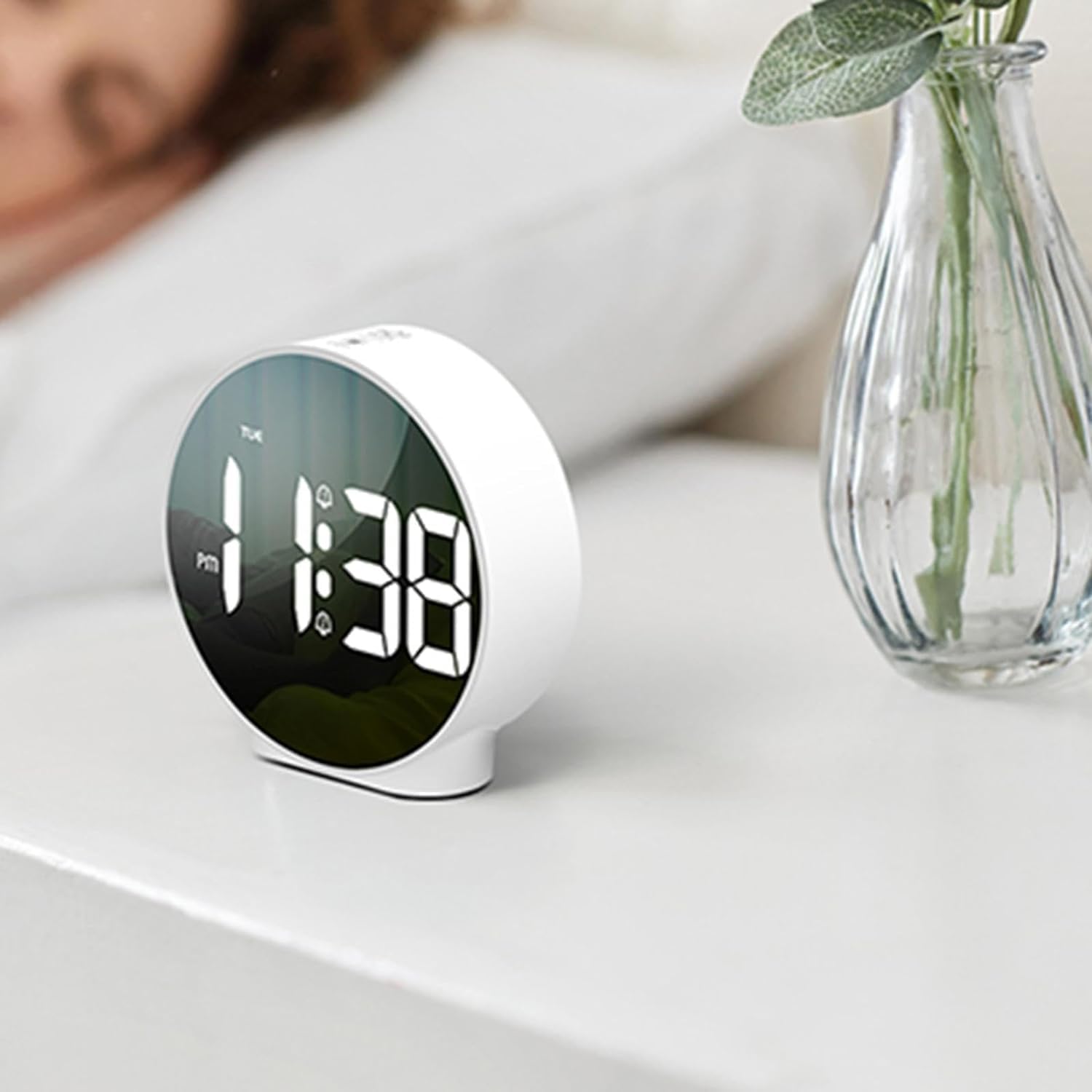 Buy waqif Digital Alarm Clock, New LED Clock, Small Electronic Clock ...