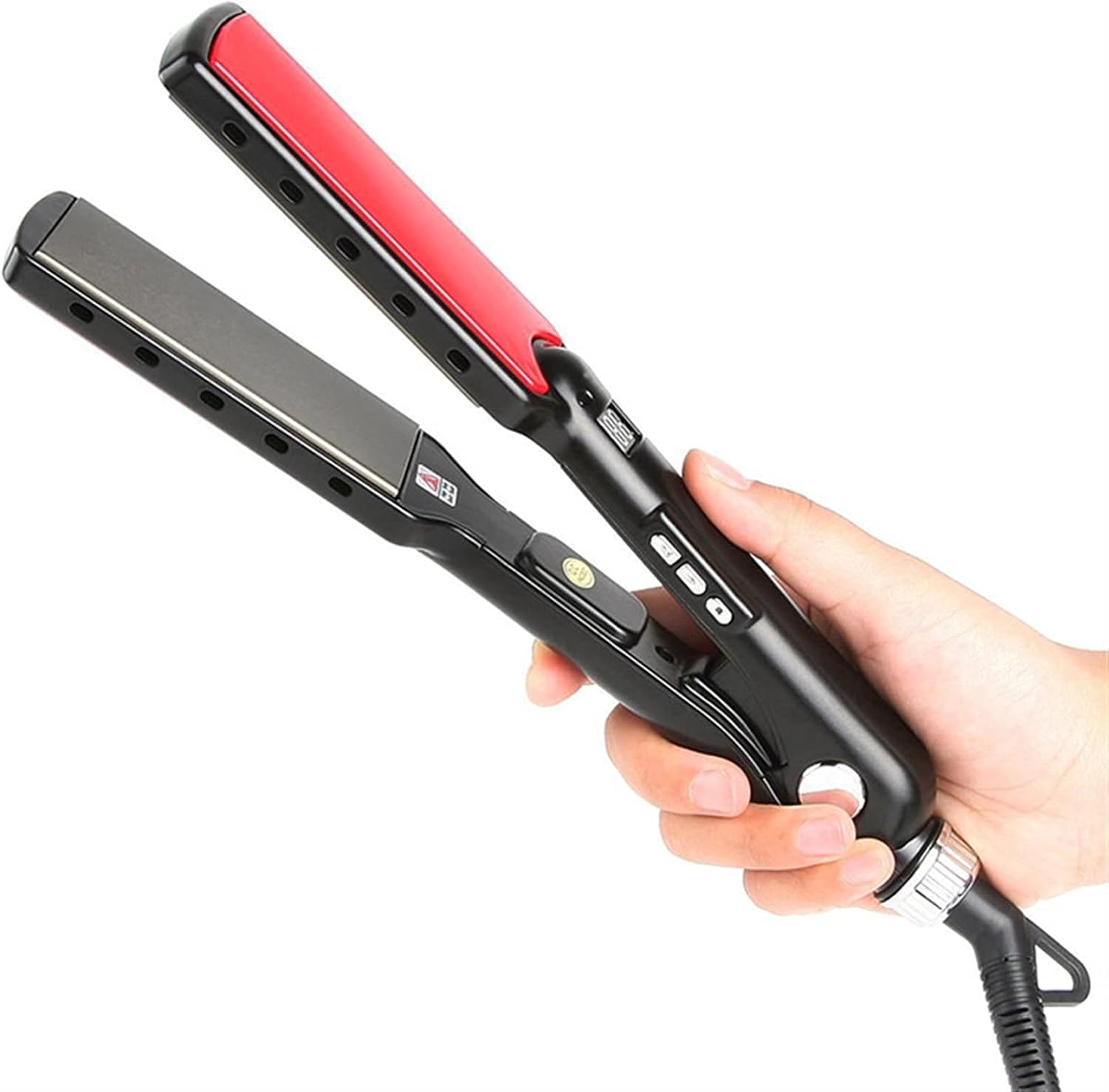 Professional Hair Straightener, Wide Plates Keratin Straightening Irons ...