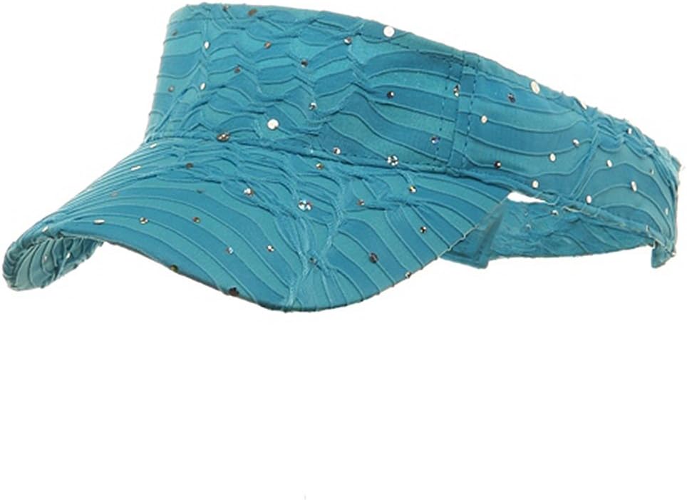 Glitter Visor-Turquoise at Amazon Women’s Clothing store: Visors Headwear