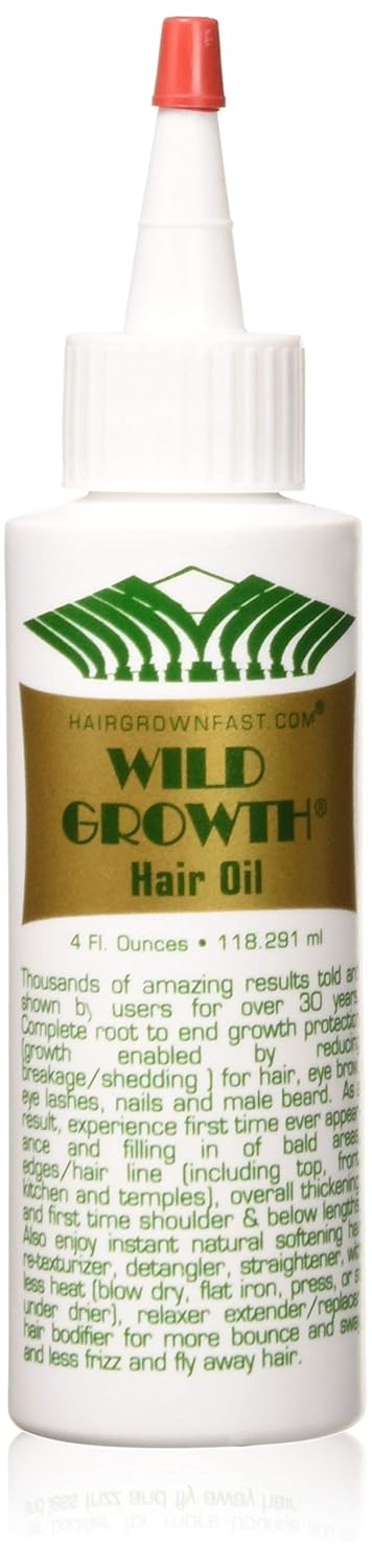 Amazon.com : Wild Growth Hair Oil 4oz "Pack of 2" : Hair Regrowth ...