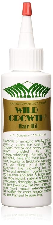 Amazon.com : Wild Growth Hair Oil 4oz "Pack of 2" : Hair Regrowth ...