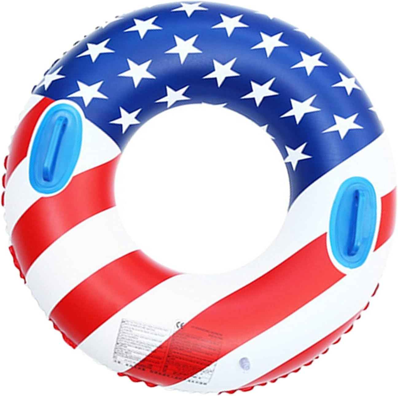 Amazon.com: Inflatable USA American Flag Pool Float Water Swimming Ring ...