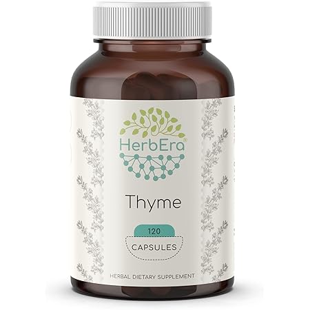 Amazon.com: Secrets of the Tribe Thyme 60 Capsules, 800 mg, Thyme ...