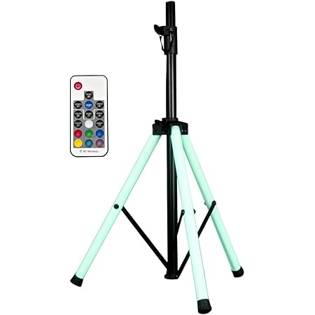 Amazon.com: American Audio Color Stand LED Color Changing Tripod Leg ...