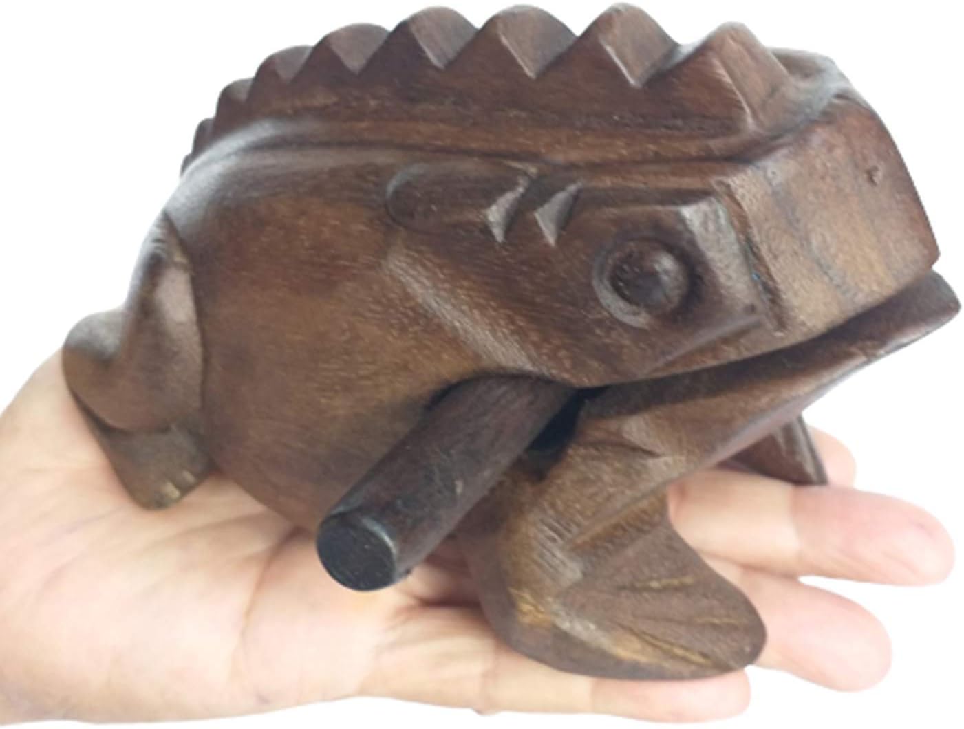 Amazon.com: World Percussion USA Deluxe Extra-Large 8" Wood Frog Guiro ...