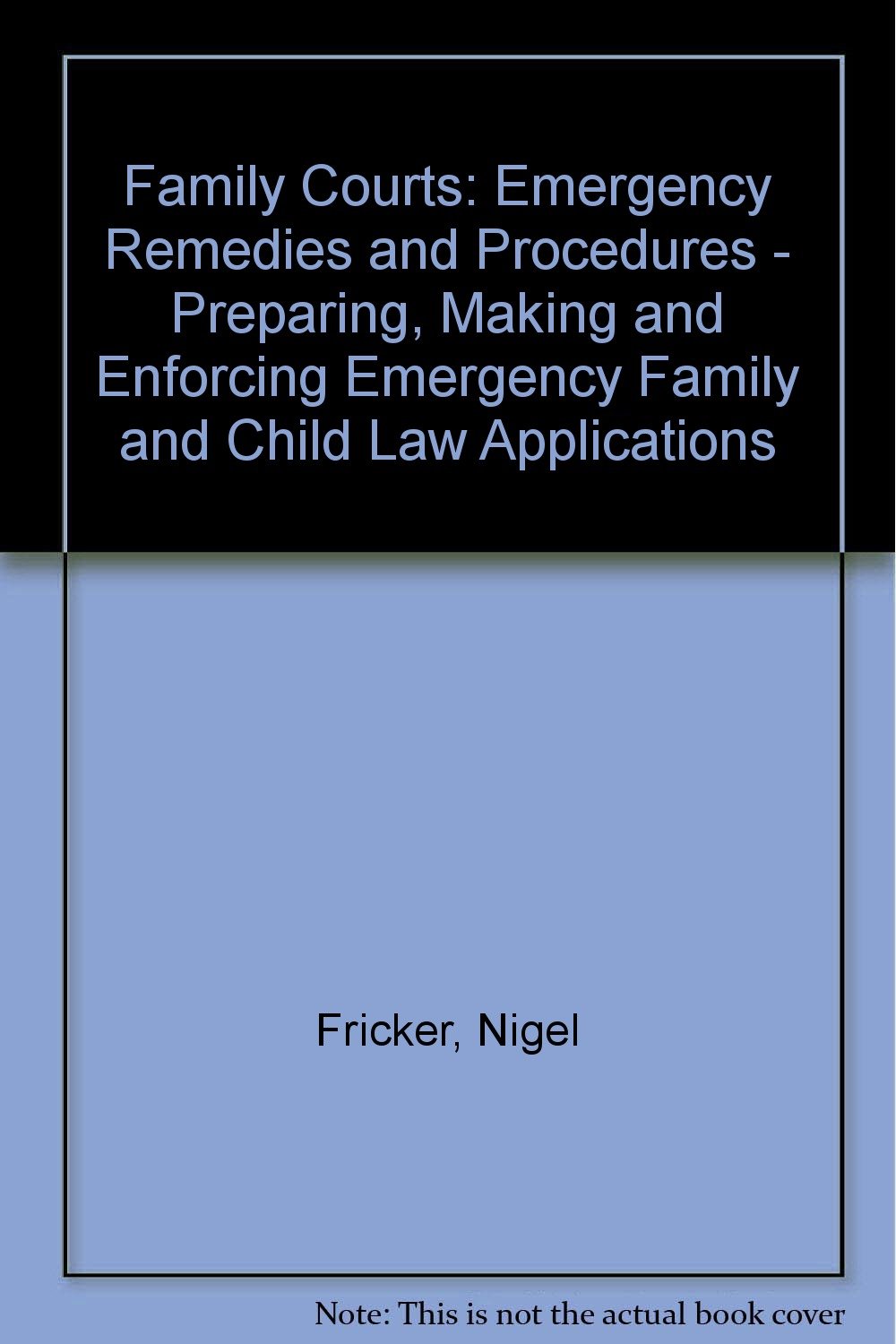 Family Courts: Emergency Remedies and Procedures - Preparing, Making ...