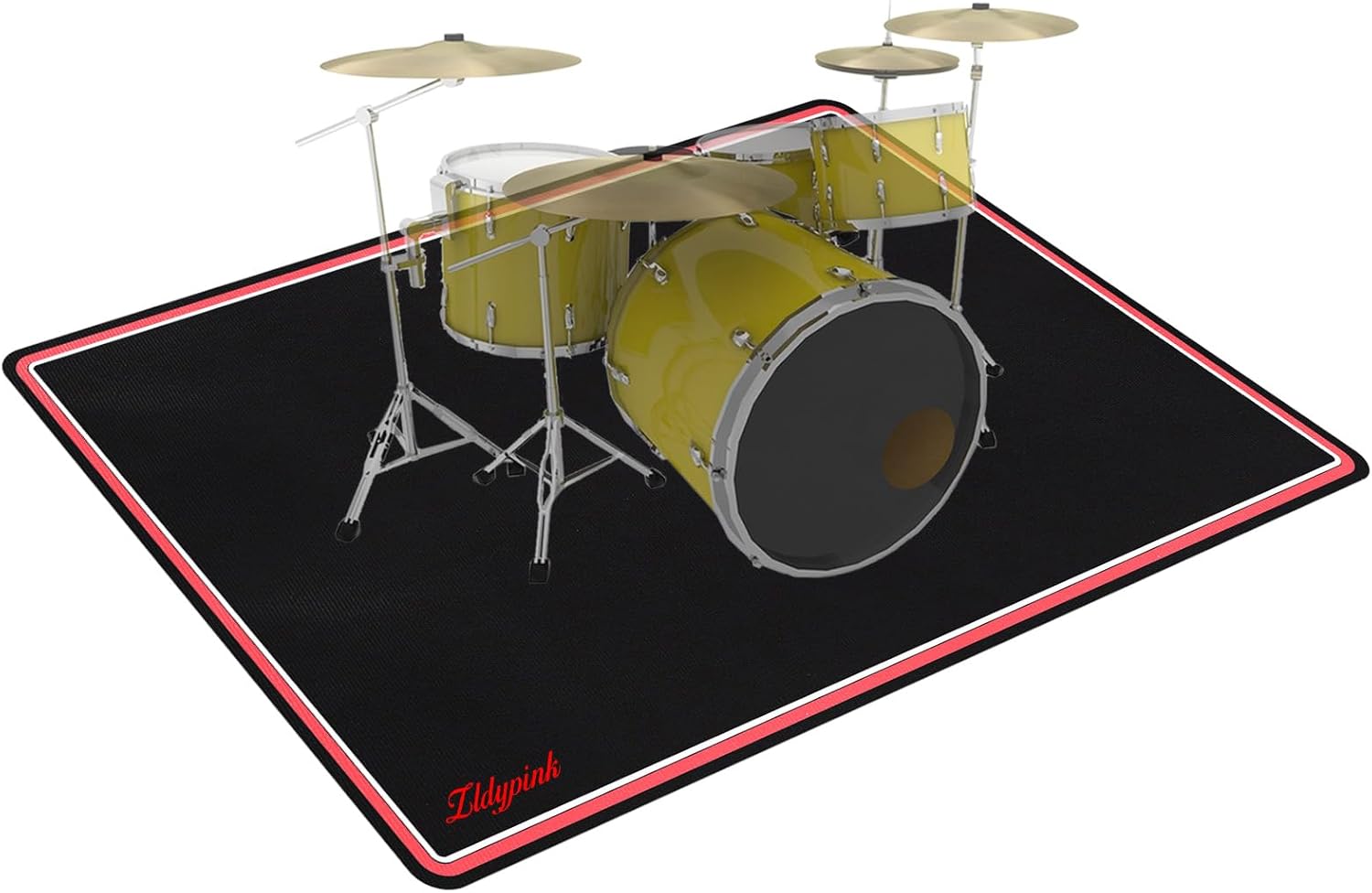 Amazon.com: ZLDYPINK Drum Rug 4FT x 6FT Drum Mat Electrical Drum Carpet ...