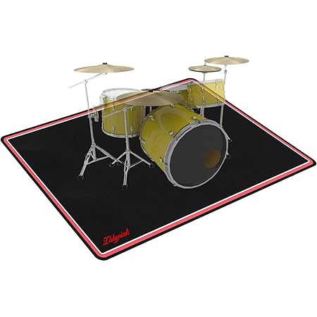 Amazon.com: ZLDYPINK Drum Rug 4FT x 6FT Drum Mat Electrical Drum Carpet ...