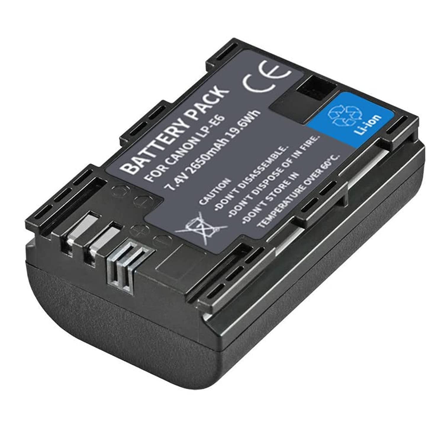 The LP-E6NH High Capacity Batteries for Canon EOS R, EOS R5, EOS R6 ...