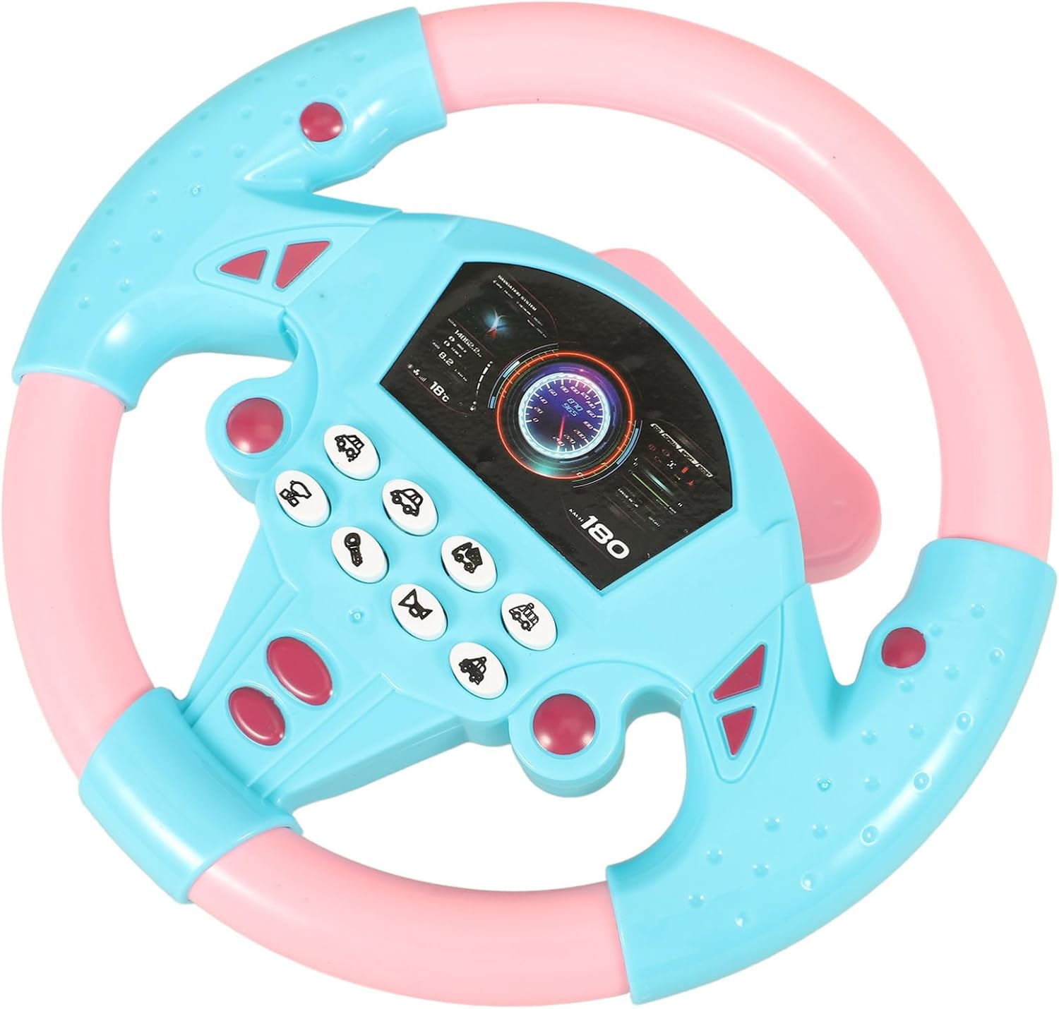 Amazon.com: TOYANDONA Toddler Steering Wheel Toy for Kids Simulated ...