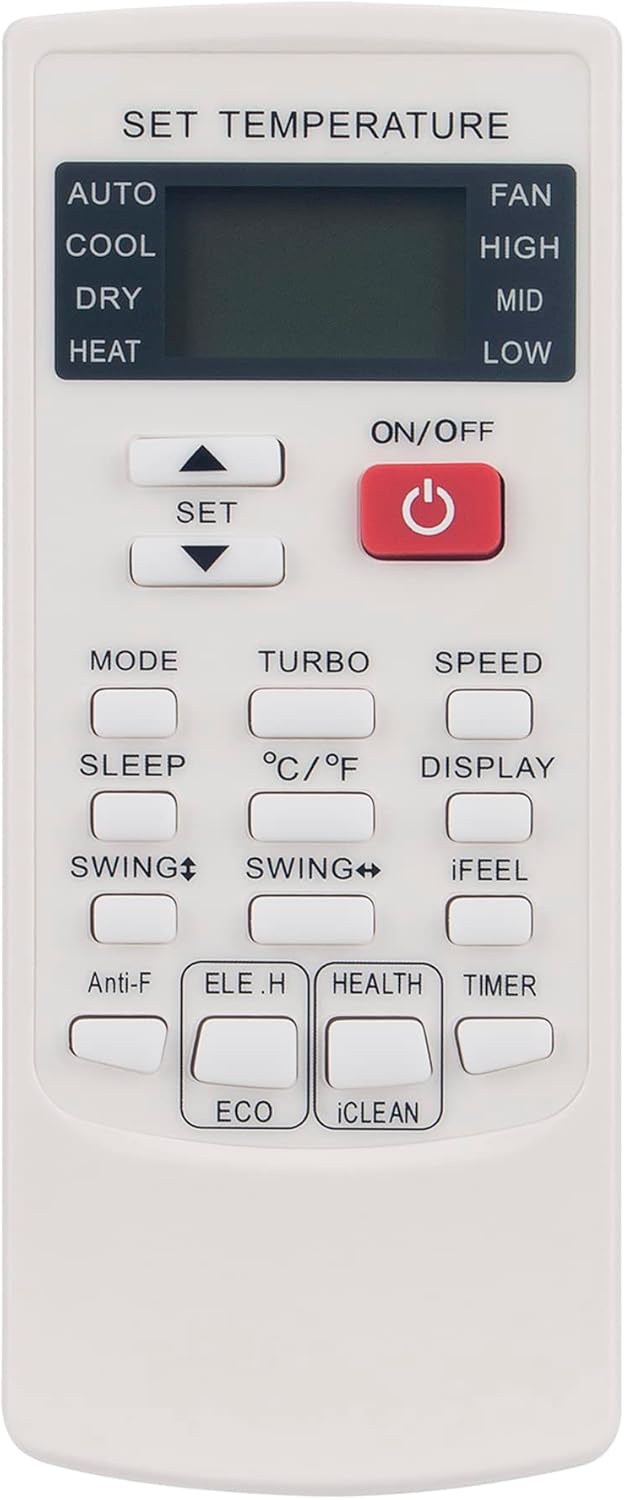 Amazon.com: YKR-H/102E Replace AC Remote Control Compatible with ...
