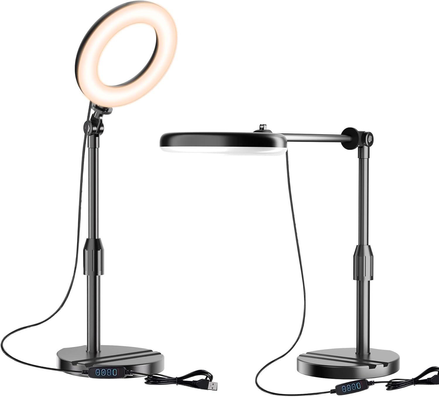 Amazon.com : Portable Travel Ring Light for Laptop Zoom Video ...