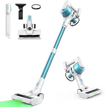 SINCHEREU Cordless Vacuum Cleaner Powerful,Lightweight 3-in-1 Hoover ...