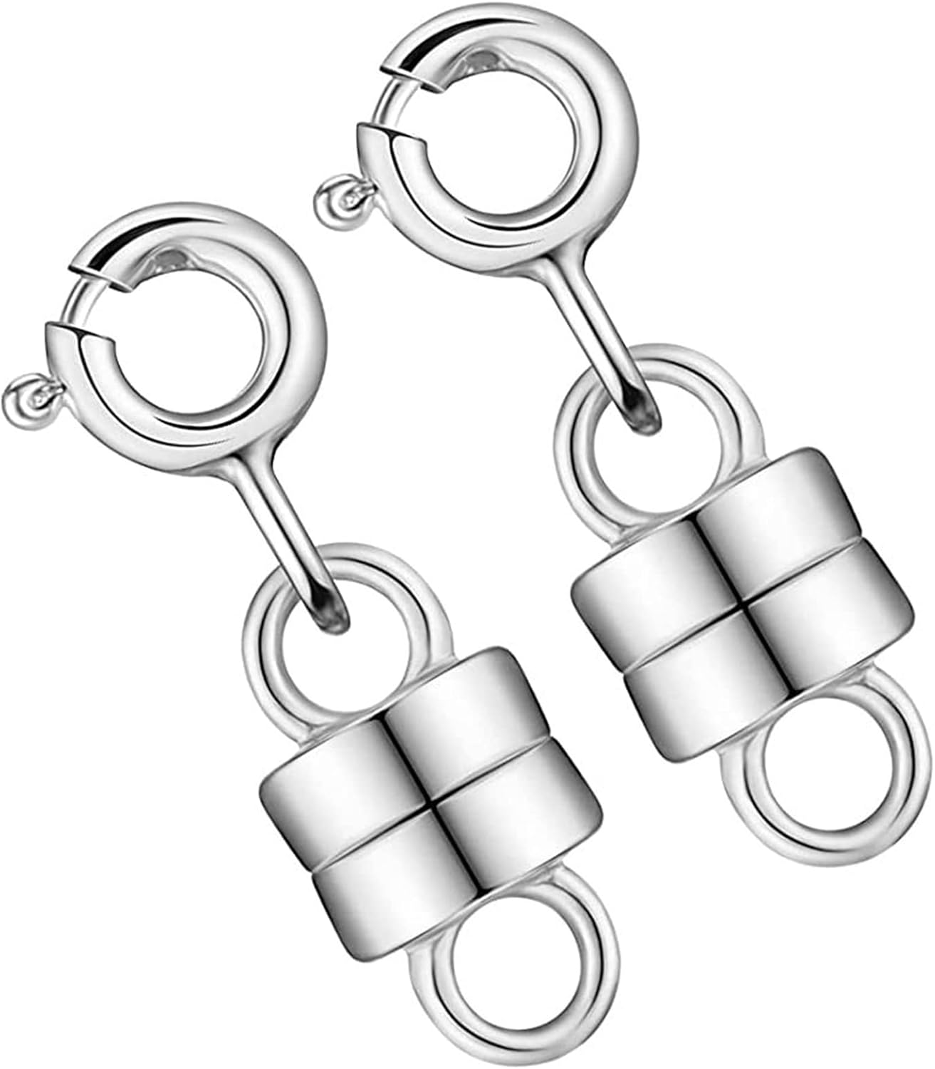 Amazon.com: Kaemi Magnetic Necklace Clasps and Closures,Gold or Silver ...