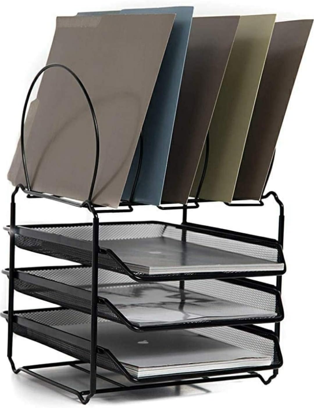 Amazon.com : Klickpick Office 15 Sections Hanging Files Wall Mounted ...