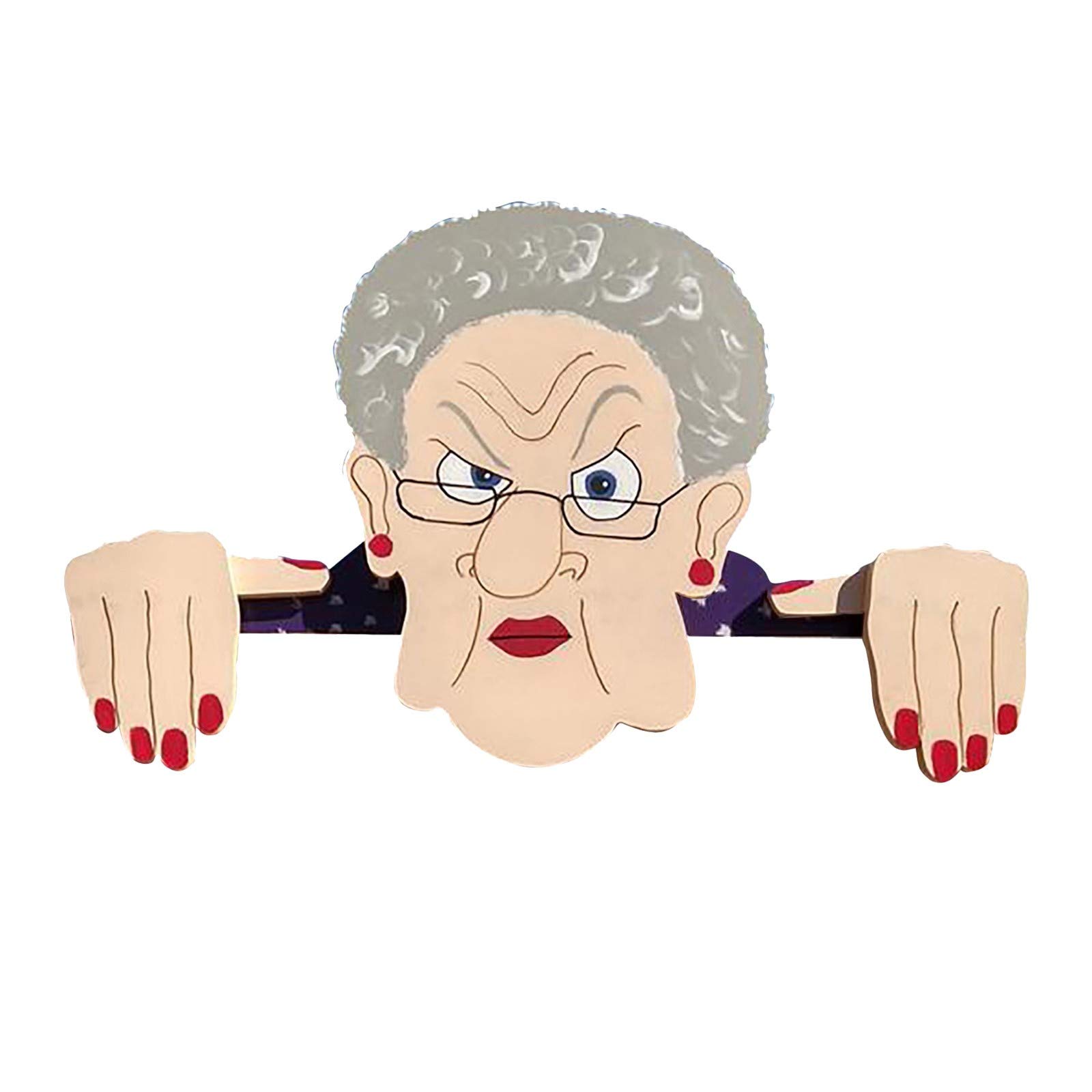 Grumpy Old Couple Cartoon