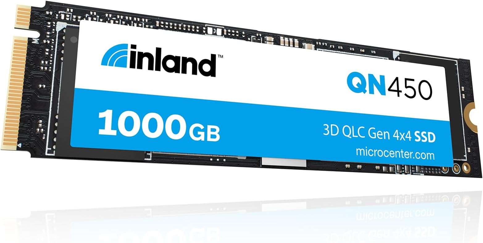 Amazon.com: INLAND QN450 SSD 1000GB M.2 2280 NVMe SSD- PCIe 4.0 Gen4x4 ...