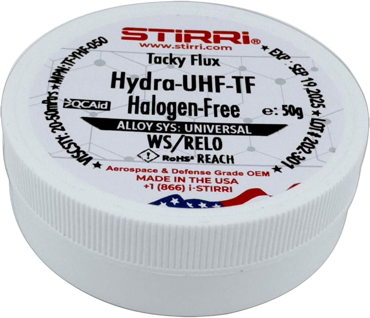 Hydra-UHF-TF no-clean universal halogen-free soldering tacky paste flux ...