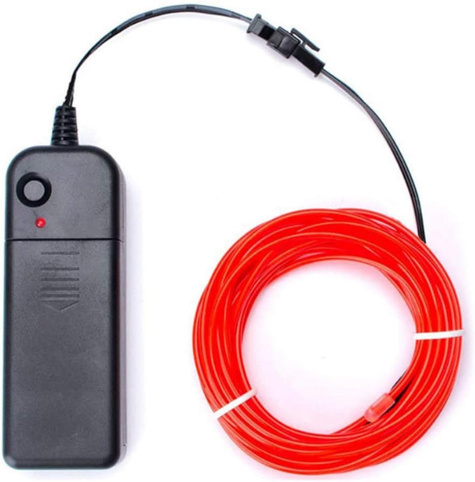 Amazon.com: Amicc El Wire 5m 15ft Blue Neon Light Neon Glowing Strobing ...