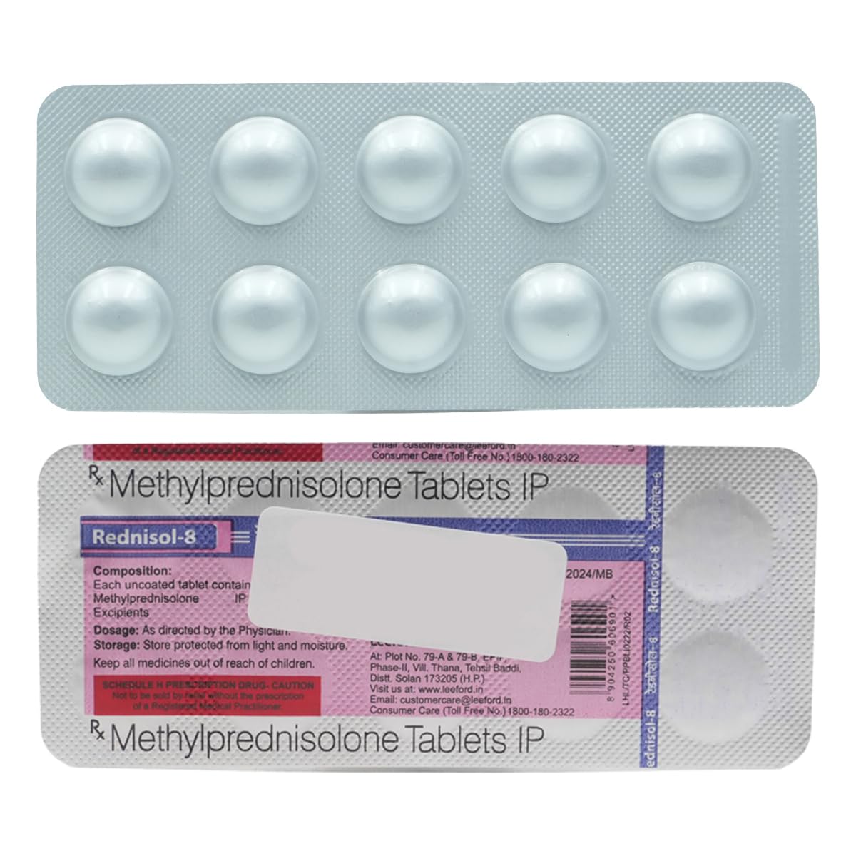 Rednisol-8 -Strip of 10 Tablets : Amazon.in: Health & Personal Care