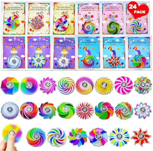 YXOTJHS 24 Pack Valentines Day Gifts For Kids Classroom With Fidget ...